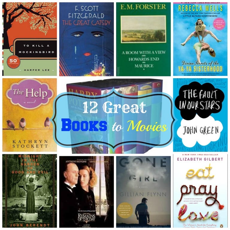 12 Books that Made Great Movies... Travel through Lit ~ DownshiftingPRO