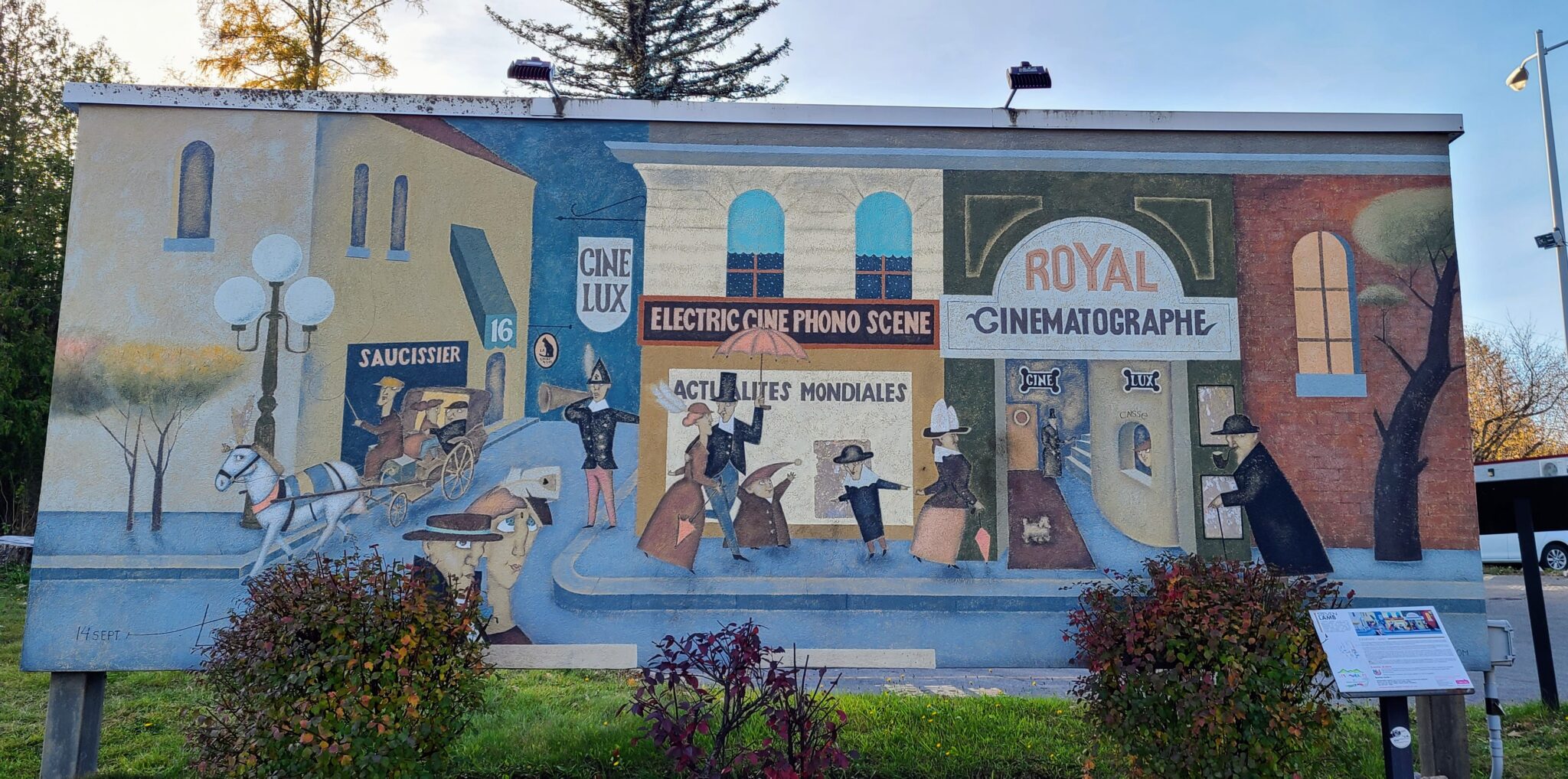 St. Adèle Murals - Day Trips from Montreal ~ DownshiftingPRO